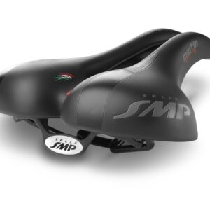 SMP Unisex – Adult's Martin Touring Saddle, Black, Standard Size