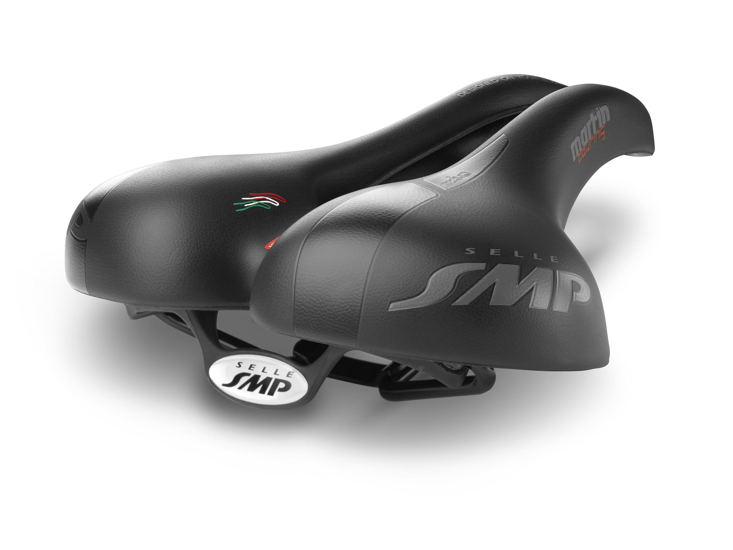 SMP Unisex – Adult's Martin Touring Saddle, Black, Standard Size