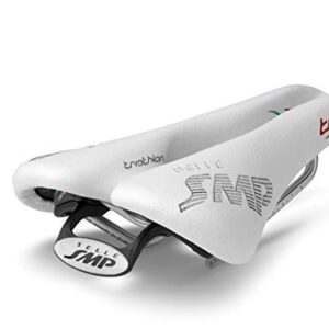 Selle SMP T5 Triathlon Bicycle Saddle, White, 251 x 141