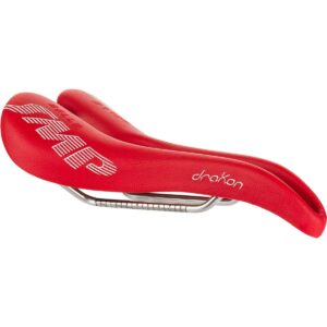 selle smp drakon saddle red, 138mm