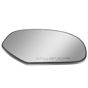 dna motoring smp-061-r factory oe style right/passenger side door rear view mirror glass lens w/heater [compatible with 07-14 escalade / 07-13 avalanche / 07-13 silverado / 07-14 suburban]