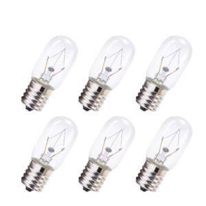 8206232a microwave light bulb, t8 microwave exterior light bulb 25watt appliance light bulb replacement oven part for 8206232a 1890433 8206232 ap4512653, 6pack