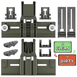 upgraded w10350375 dishwasher top rack adjuster parts for whirlpool wdt730pahz0 wdt750sahz0 upper rack parts,wdta50sahz0 wdt970sahz0 dishwasher top rack parts w10712395,for kenmore dishwasher parts