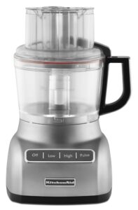 kitchenaid rkfp0922cu food processor with exactslice system 9-cup, contour silver, (renewed)