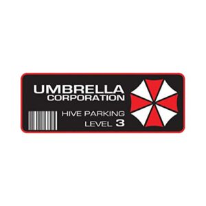 umbrella corporation hive parking sticker multicolor decal self adhesive zombie bumper sticker vinyl sticker car truck decal 5"