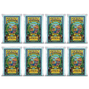 fox farm foxfarm fx14000 ocean forest organic plant garden potting soil mix 1.5 cu ft, 40 pounds (8 pack)