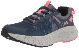 ryka women's taiga trail hiking sneaker insignia blue 8.5 w