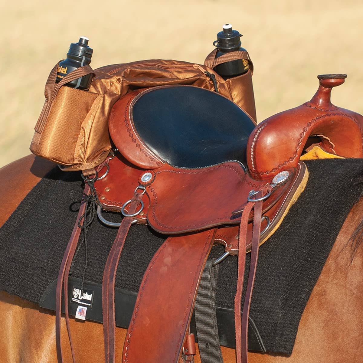 Cashel Cantle Deluxe Saddle Bag, Brown