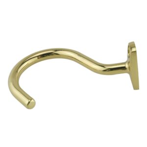 DGZZI Snooker Billiard Table Solid Brass Board Cue Hook with 2PCS Mounting Screw