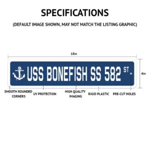 USS Bennington CVS 20 Street Sign us Navy Ship Veteran Sailor Gift