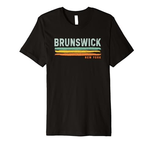 Vintage Stripes Brunswick NY Premium T-Shirt