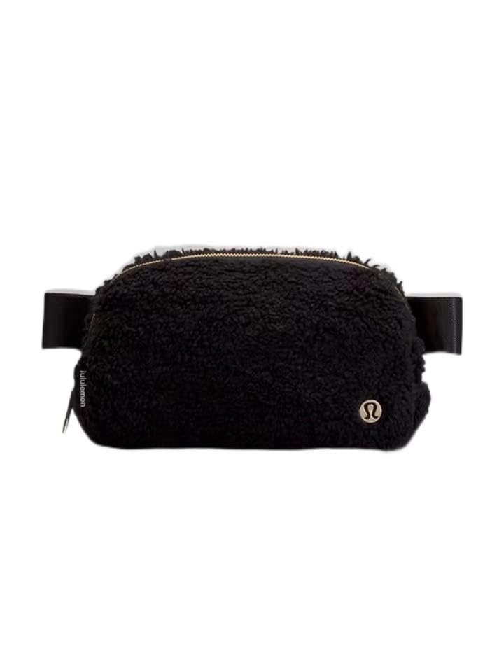 Lululemon Athletica Everywhere Fleece Belt Bag (Black)