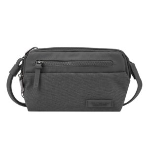 travelon women's anti-theft metro convertible sm, gray heather, one size