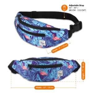 Vibe Festival Gear, proposed title- Vibe Festival Gear Fanny Pack for Men Women - Many Prints - Black Holographic Silver Gold Cute Waist Bag for Festival Rave Hiking Running Cycling