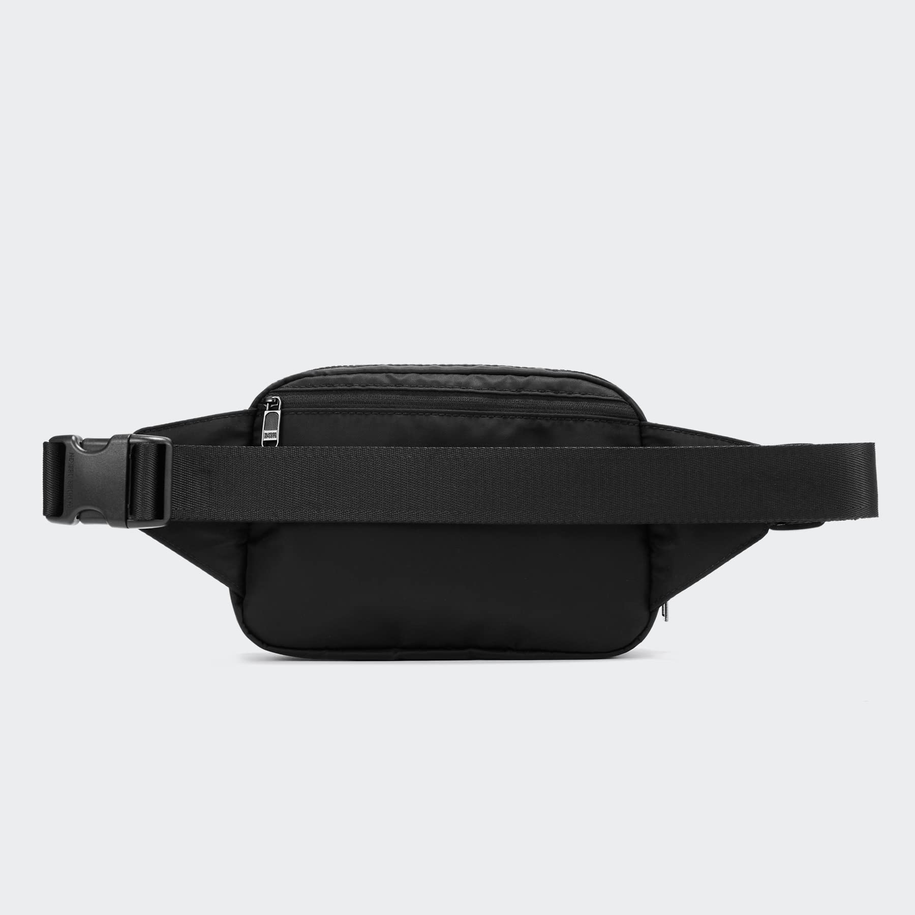 Pander Belt Bag Large 2L, Waterproof Everywhere Fanny Pack Purse for Women and Men with Adjustable Strap (Black Onyx).