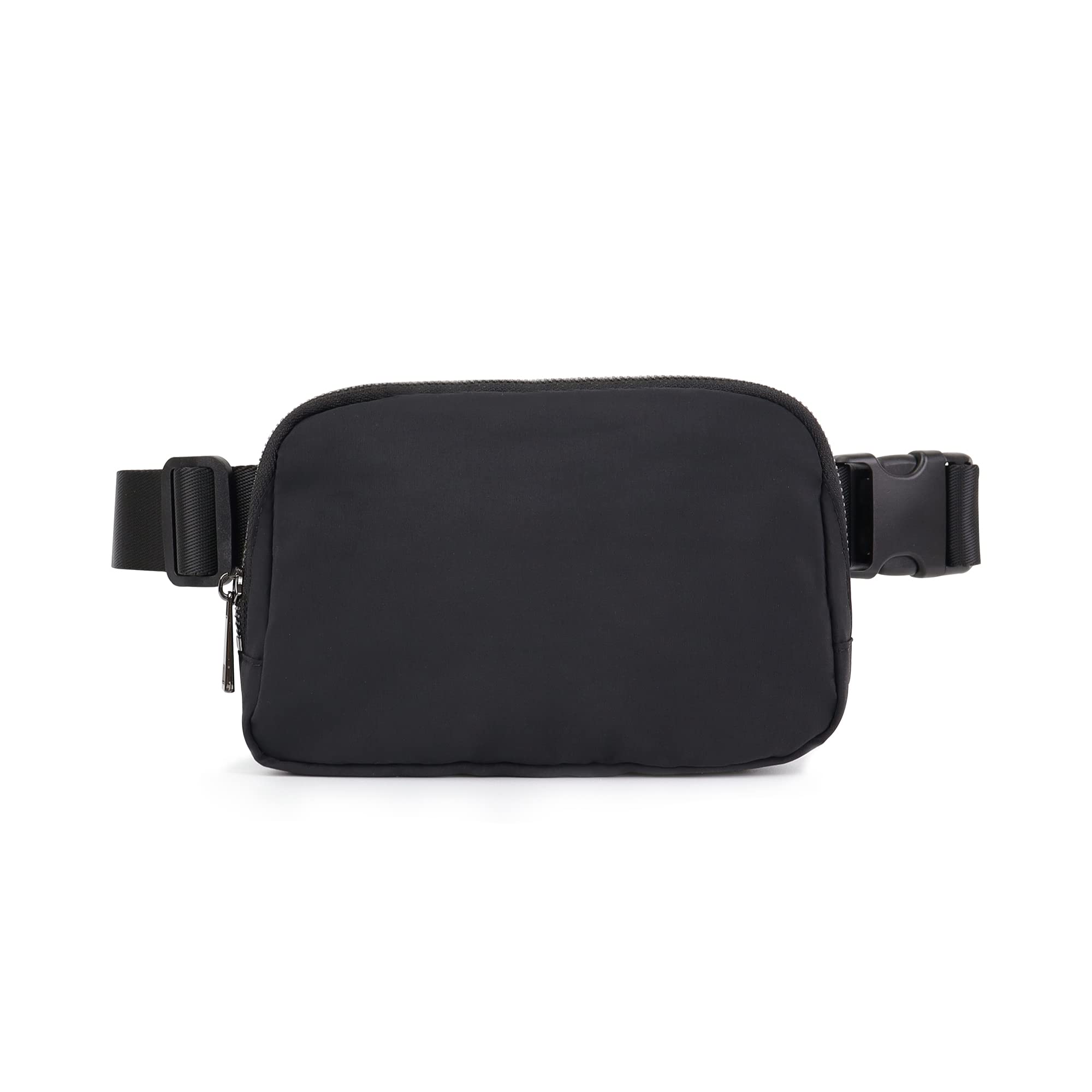 Fanny Pack Crossbody Bags,Small Waist Pouch, Belt Bag for Women and Men Waterproof - Everywhere Belt Bag(Black)