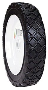 maxpower 335170 7 inch x 1.50 inch steel wheel with 1/2 inch bore, 1-3/8 inchoffset and diamond tread