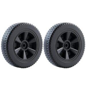 7 inch 70-05-104 dgf493bnp dgh474crp wheels replacement parts for dyna glo grill wheels dgf510sbp dgh450crp dgh450crp-d dgh450crp-d dgb494spb plastic black gas grill wheels replacement 2 pcs