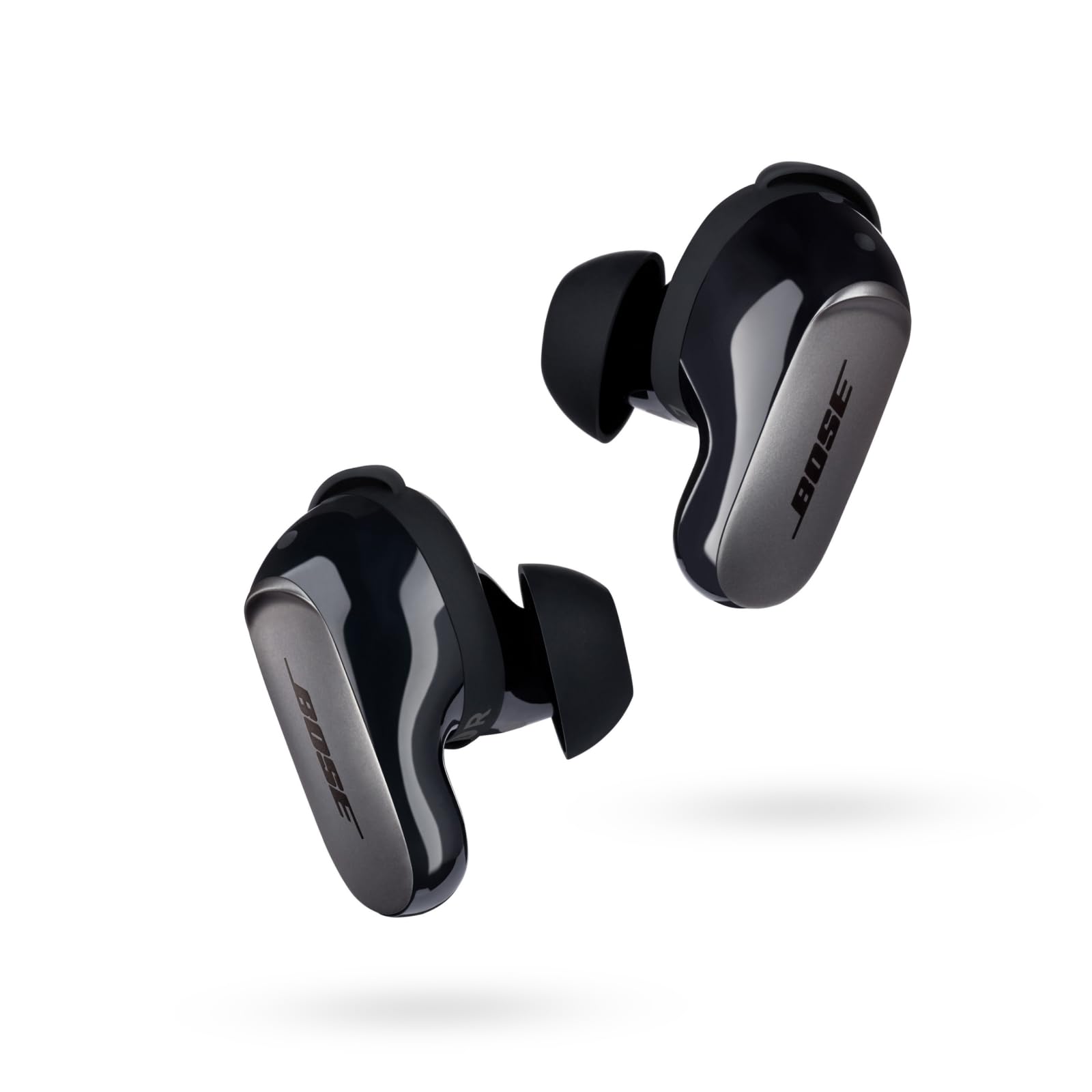 Bose QuietComfort Ultra Wireless Noise Cancelling Earbuds, Bluetooth Noise Cancelling Earbuds with Spatial Audio and World-Class Noise Cancellation, Black