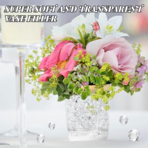 BYMORE 90000 Clear Water Beads,Transpatent Gel Jelly Beads,Vase Filler for Candle, Wedding Centerpiece, Floral Arrangement, Home Decorations