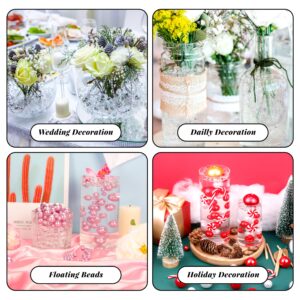 BYMORE 90000 Clear Water Beads,Transpatent Gel Jelly Beads,Vase Filler for Candle, Wedding Centerpiece, Floral Arrangement, Home Decorations