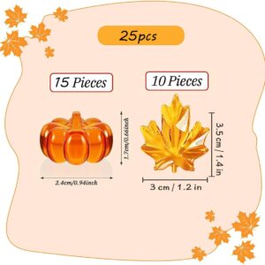 10111pcs Thanksgiving Vase Filler Set Faux Pearl for Vase Filler Fall Pearls Floating Candle Centerpiece for Thanksgiving Halloween Fall