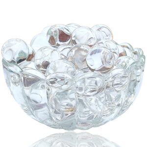 glbyunn 5000 pieces clear water gel vase filler beads crystal soil water bead gel, transparent water pearls gel for wedding decoration vase filler