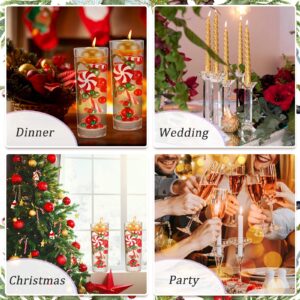 MTLEE 2106 Pieces Christmas Vase Filler Pearl for Vase Filler Pearls for Vases Candyland Pearls Water Gels Beads Candles Centerpiece for Christmas Home Table Party Decor (Elegant Style)