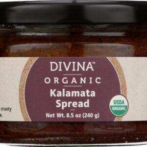 Divina Organic Kalamata Olive Spread, 8.5 Ounce