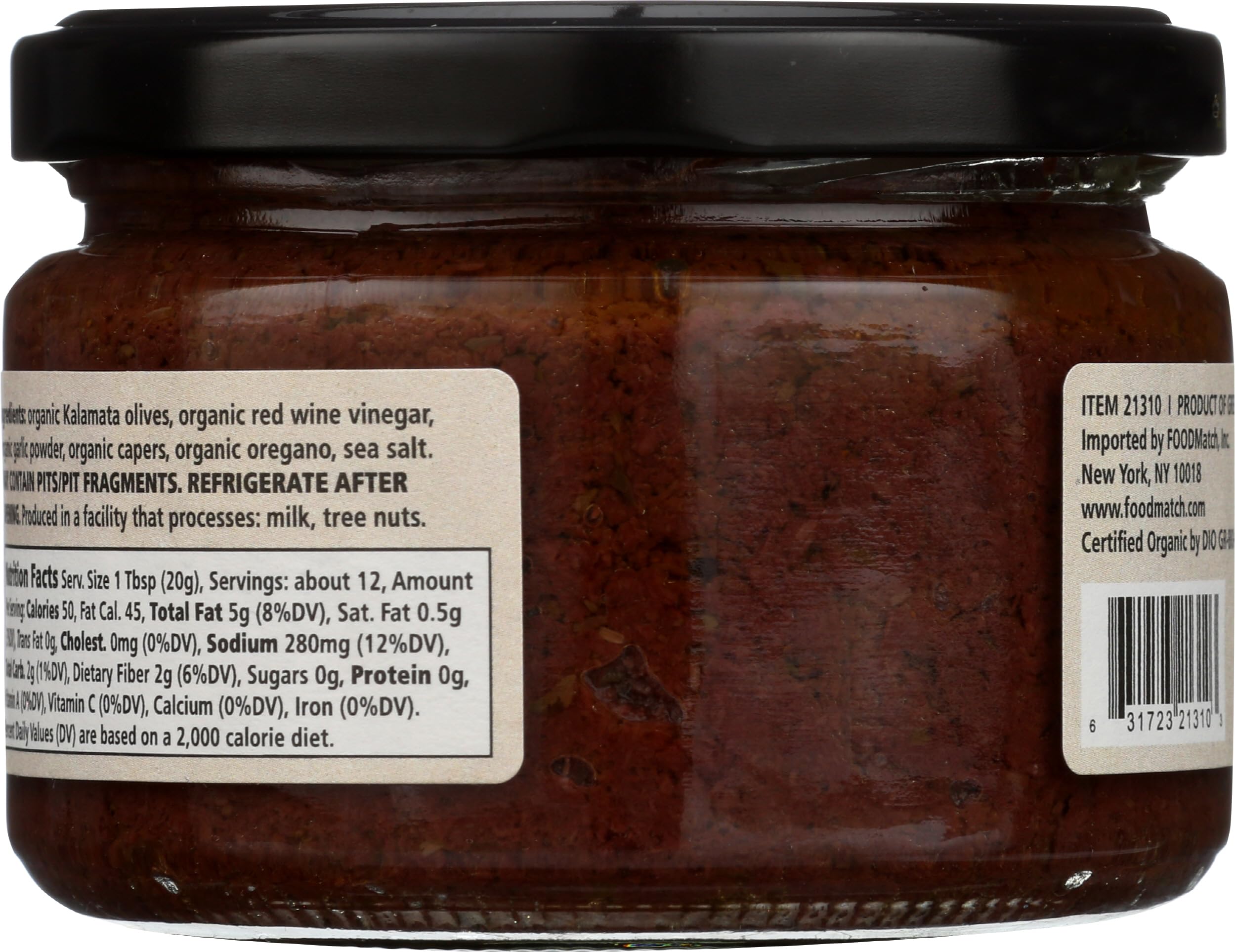 Divina Organic Kalamata Olive Spread, 8.5 Ounce