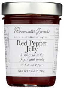 bonnies jams red pepper jelly, 8.75 oz