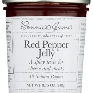 BONNIES JAMS Red Pepper Jelly, 8.75 OZ