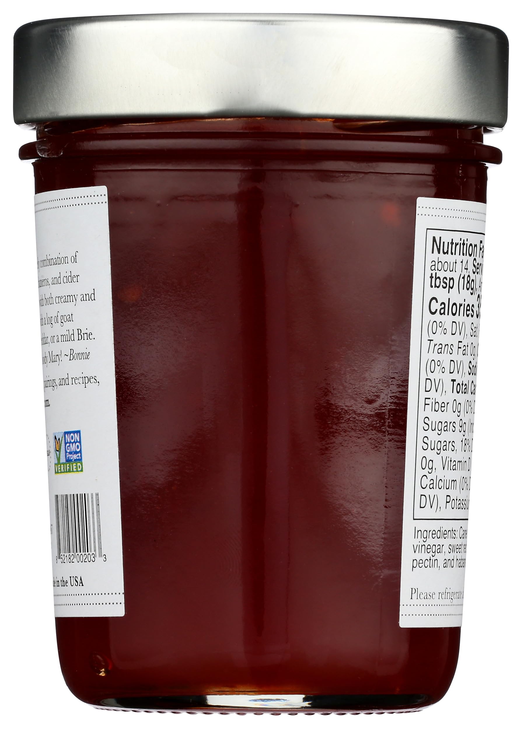 BONNIES JAMS Red Pepper Jelly, 8.75 OZ