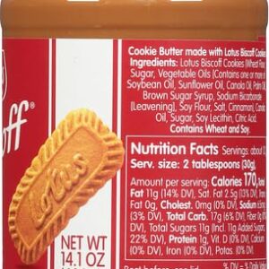 Lotus Biscoff Cookie Spread, 14 Oz