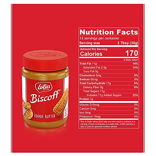 Lotus Biscoff Cookie Spread, 14 Oz