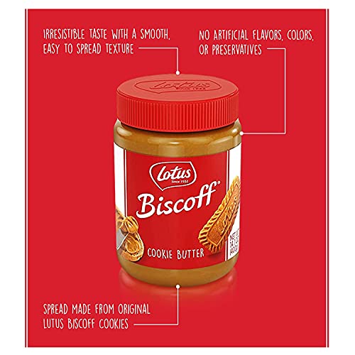 Lotus Biscoff Cookie Spread, 14 Oz