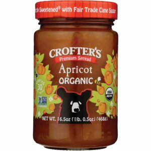 crofter's organic family size premium apricot spread