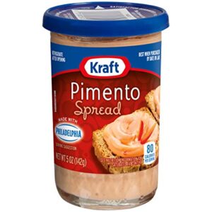 kraft cheese spread, pimento, 5 ounce