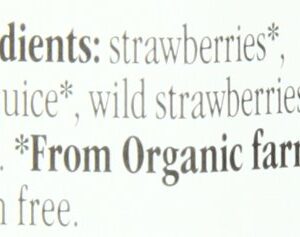 Rigoni di Asiago Fiordifrutta Organic Strawberry Fruit Spread, 8.82 Ounce (Pack of 1), Strawberry