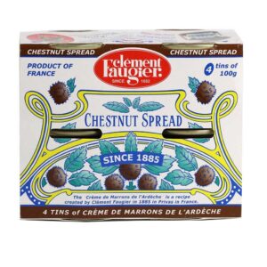 clement faugier - gourmet chestnut spread from france, 4-pack