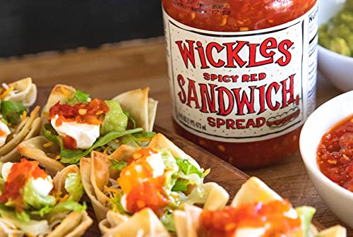 Wickles Spicy Red Sandwich Spread, 16 OZ (Pack of 2)