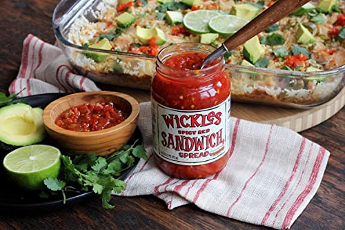 Wickles Spicy Red Sandwich Spread, 16 OZ (Pack of 2)