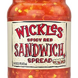 Wickles Spicy Red Sandwich Spread, 16 OZ (Pack of 2)