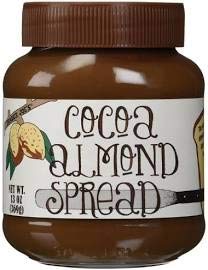 trader joe's cocoa almond spread 13 oz (pack of 2)