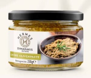 hermes dimarakis estate green olive spread imported from greece - 250ml