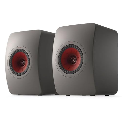 KEF LS50 Meta Passive Bookshelf Speakers - Pair (Titanium Grey)