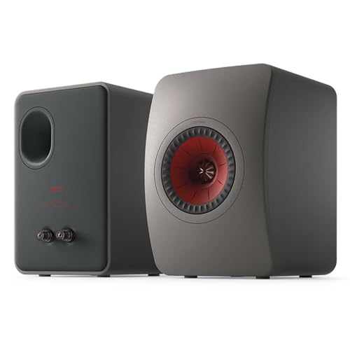 KEF LS50 Meta Passive Bookshelf Speakers - Pair (Titanium Grey)