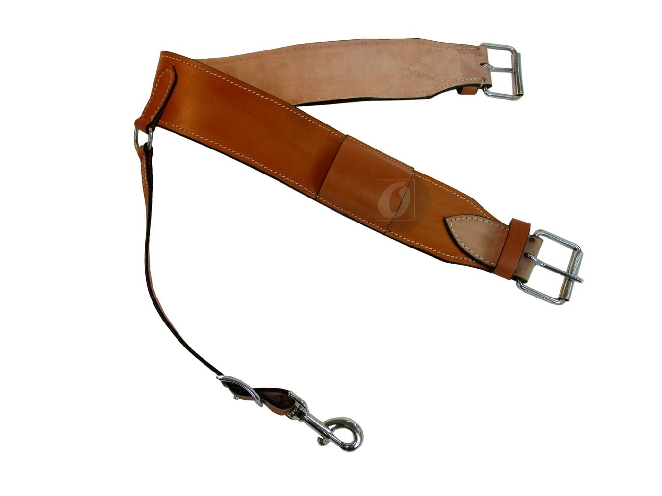 REAR CINCH WESTERN SADDLE GIRTH ROPING RANCH BARREK RACING PLEASURE TRAIL RODEO LEATHER CINCHES 36" LONG END to END (Smooth Finish)