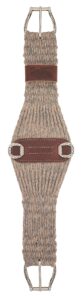 weaver leather alpaca roper cinch, gray, 30"