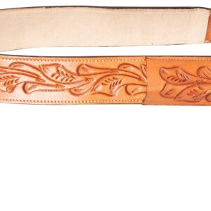 Acerugs TAN WESTERN LEATHER REAR BACK CINCH SADDLE CINCHES FLANK CINCH BACK GIRTH HORSE TACK (Standard)